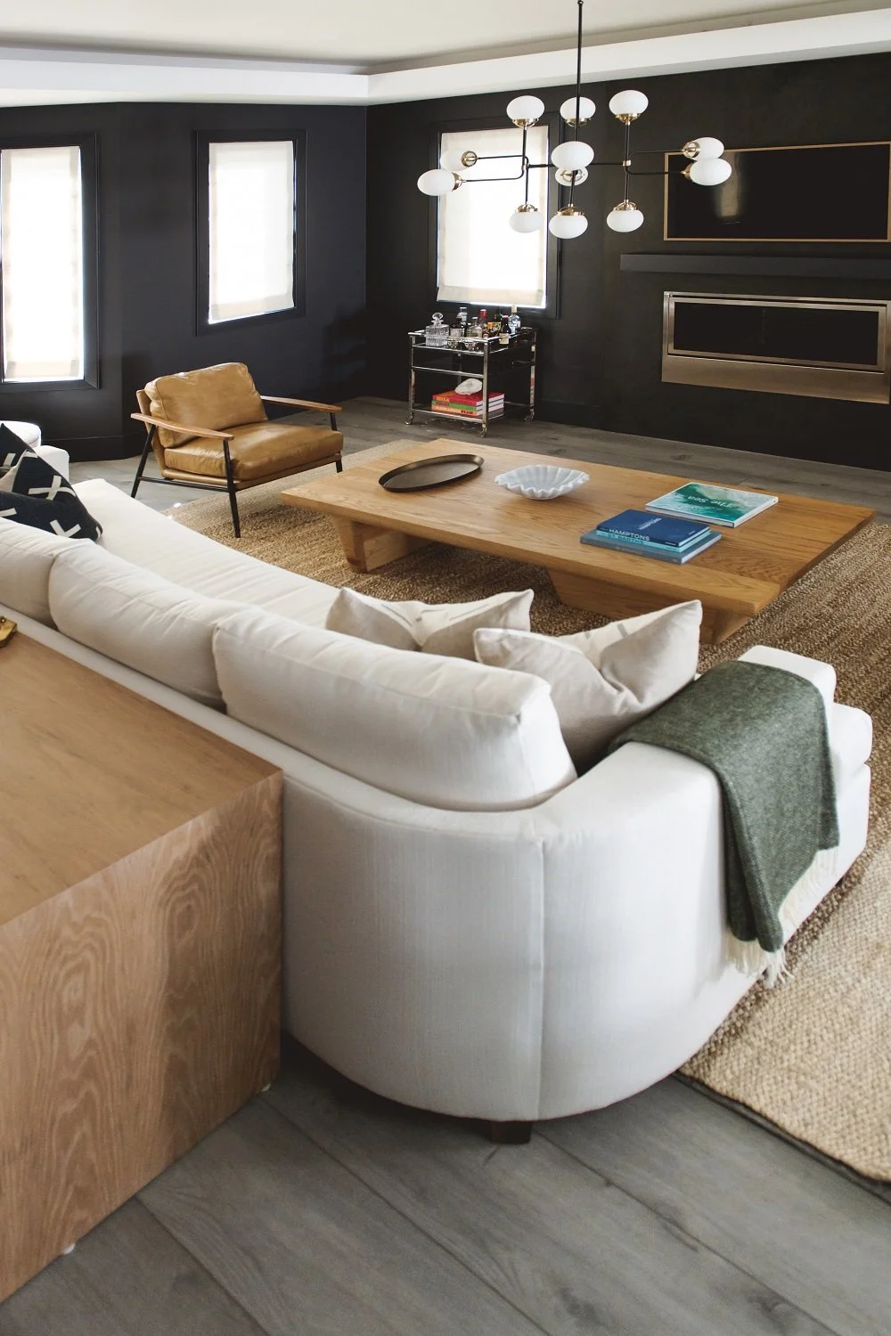 Moody, Multitasking Home Office and Library | Savvy Interiors | San Diego